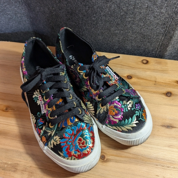 Superga | Shoes | Superga Embroidered Sneakers 85w | Poshmark